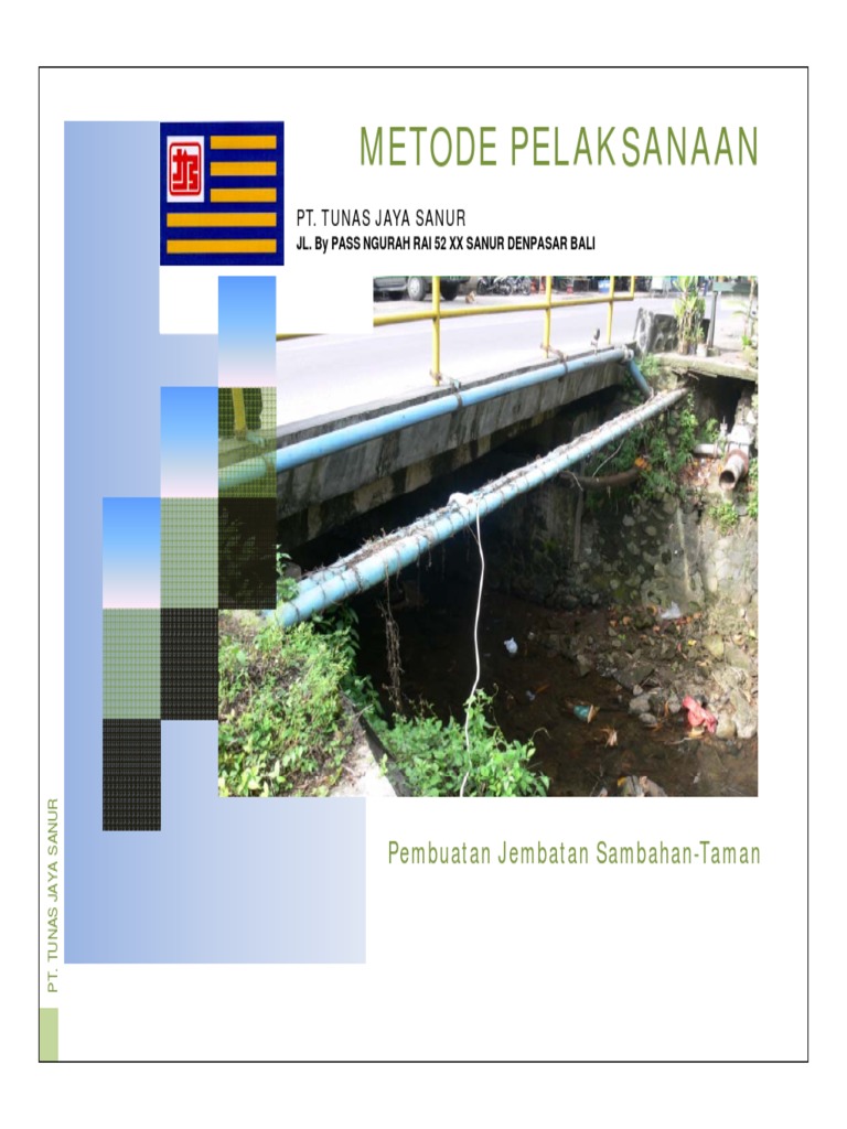 Metode Kerja Jembatan Sambahan | PDF | Teknologi & Rekayasa