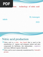 Ostwald Process for Nitric Acid | PDF | Nitric Acid | Ammonia