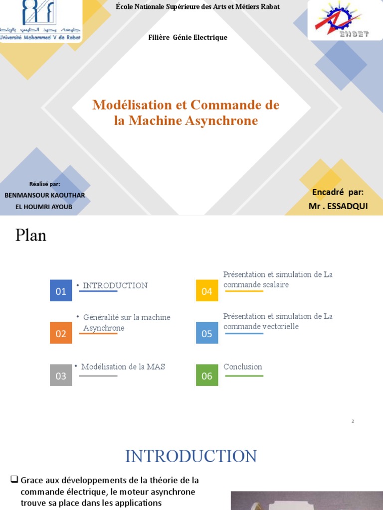 Benmansour - El Houmri - Commande Scalaire Et Vectorielle | PDF ...