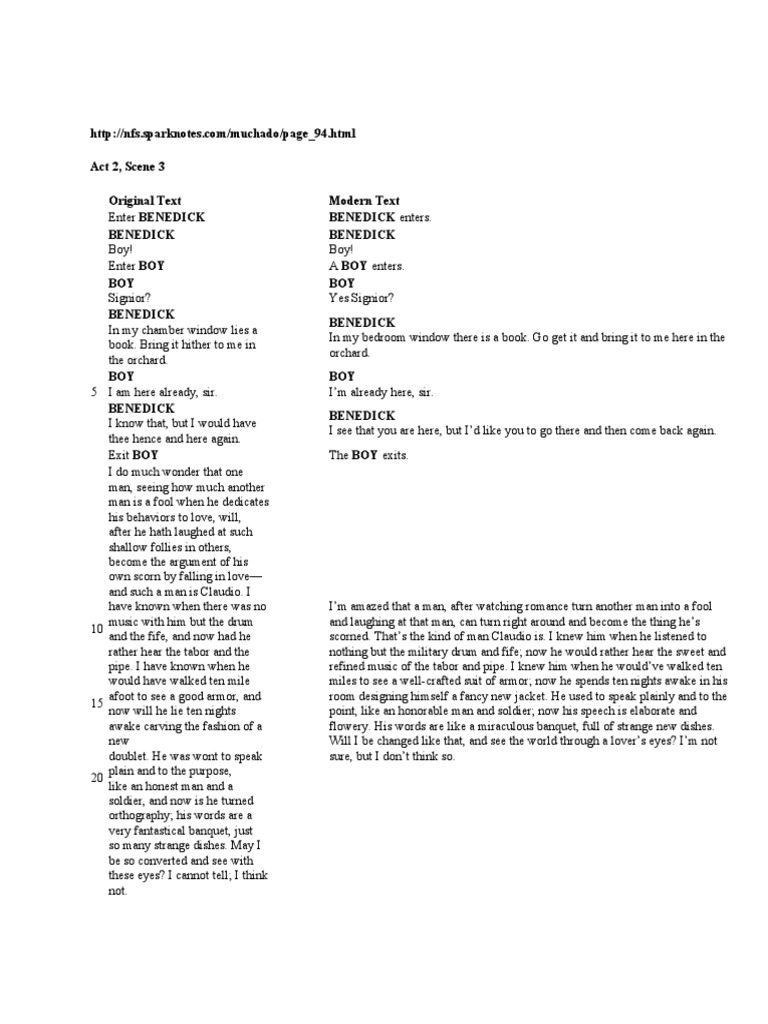 Act 2 Much Ado | PDF | Much Ado About Nothing | British Plays Adapted Into Films