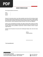 Contoh Surat Pengunduran Diri Kerja Atau Resign | PDF