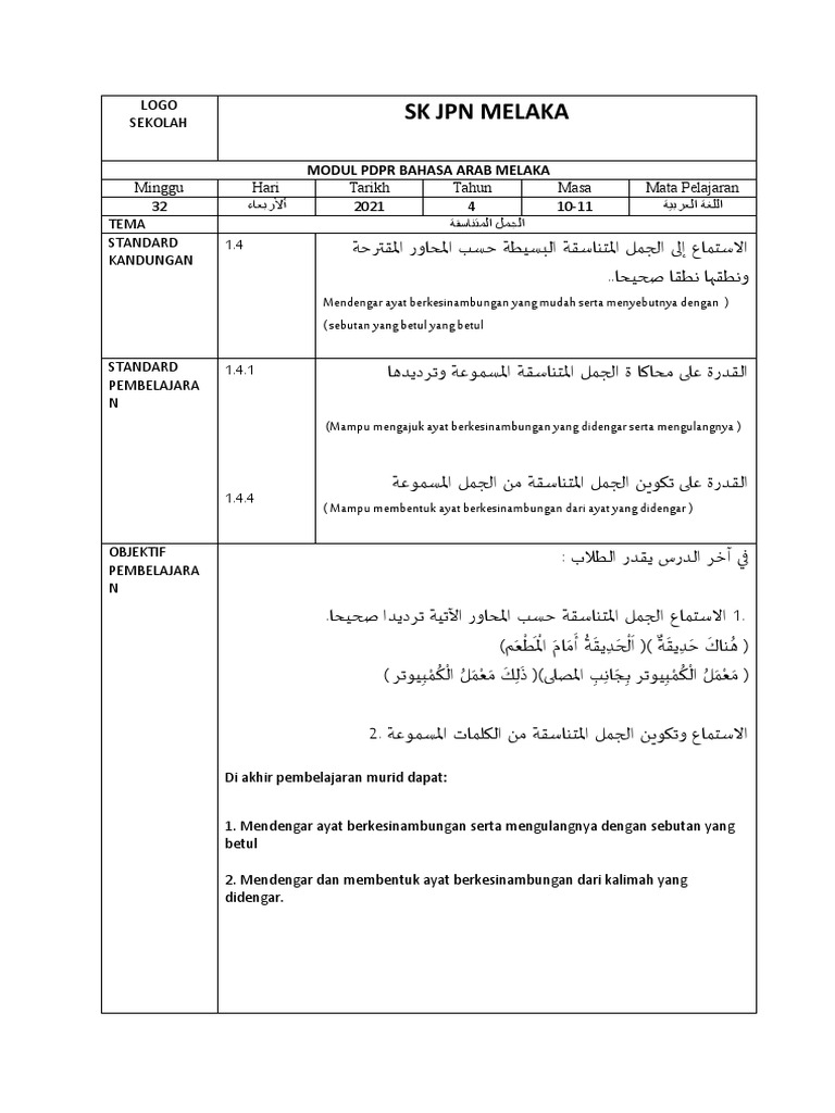 Contoh Penulisan Modul | PDF
