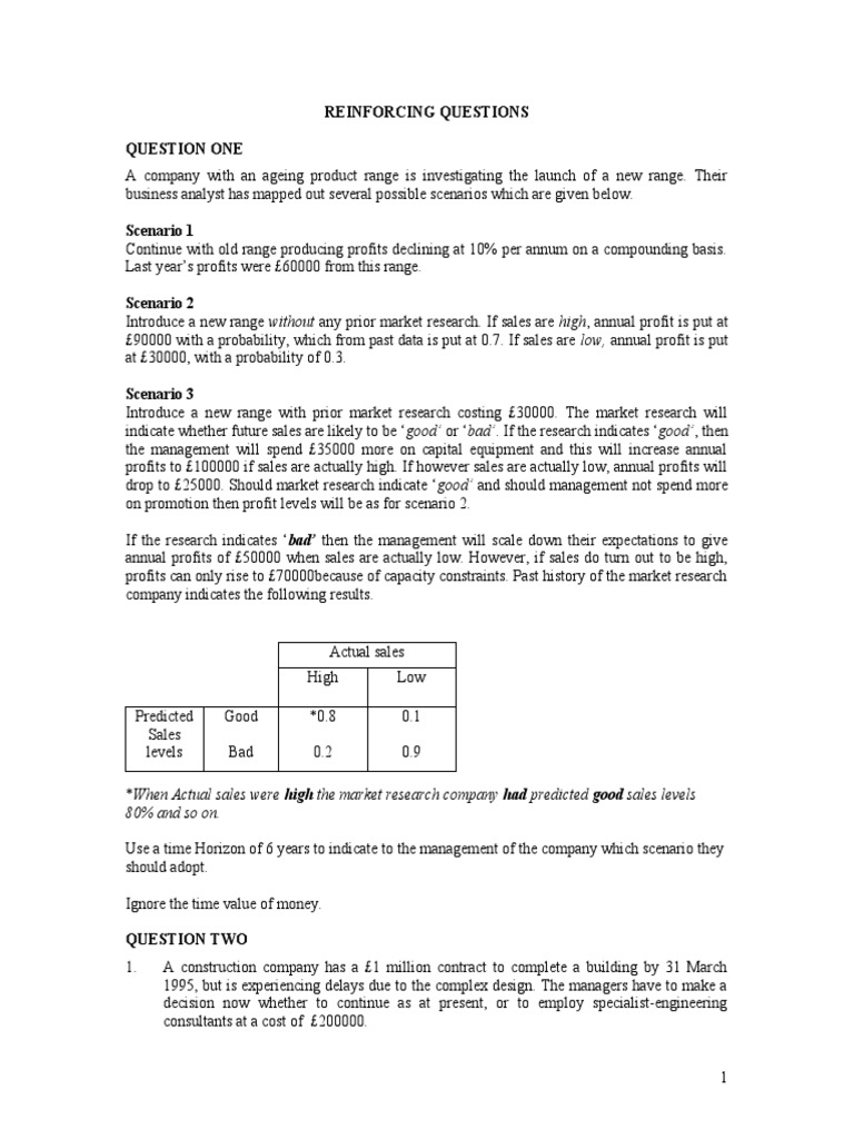 LESSON SEVEN - Reinforcing Questions QT | PDF | Business | Economies