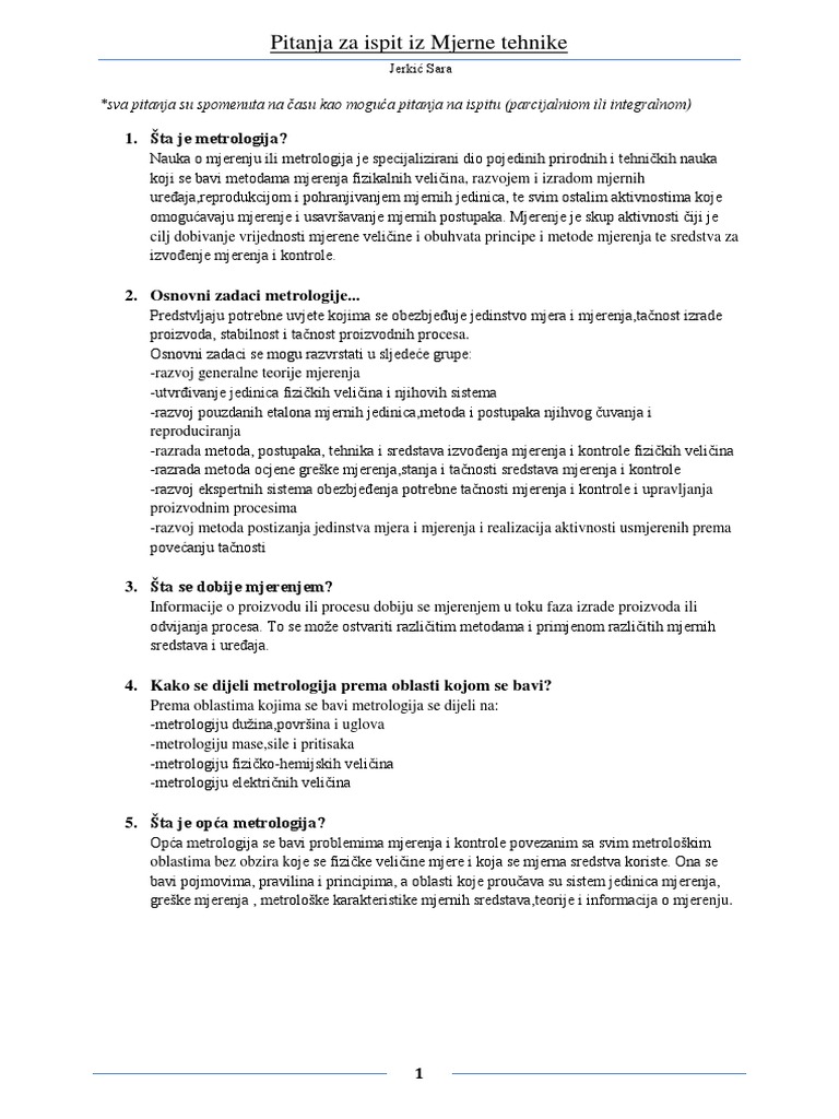 Skripta Prva Parcijala | PDF