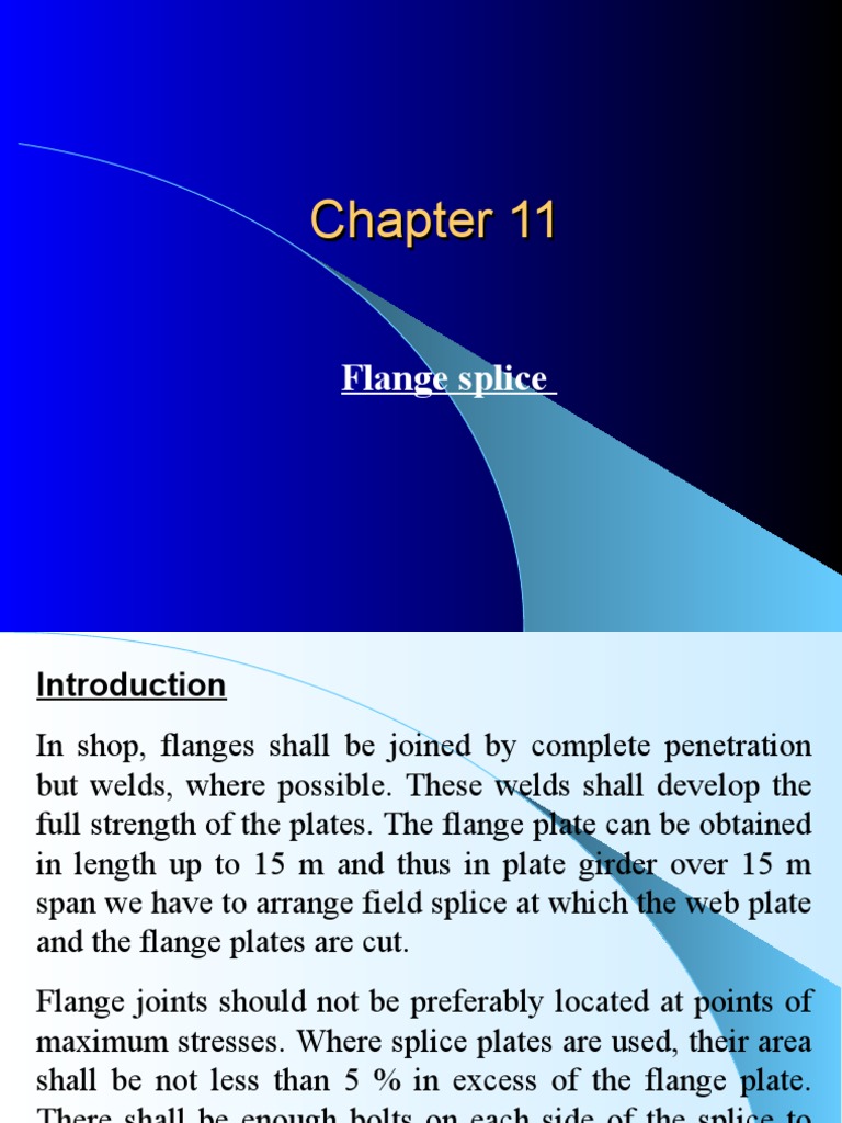 11 Flange Splice | PDF