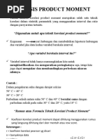 Rumus Korelasi Product Moment | PDF | Metode & Bahan Ajar