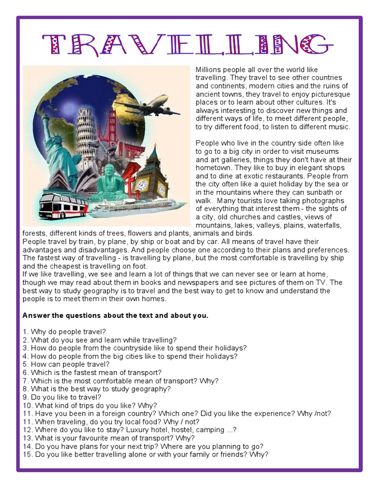 Understanding Travel and Tourism | PDF | Tourism | Holiday Or Vacation