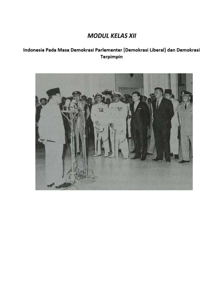 Indonesia: Era Demokrasi Liberal 1950-1959 | PDF