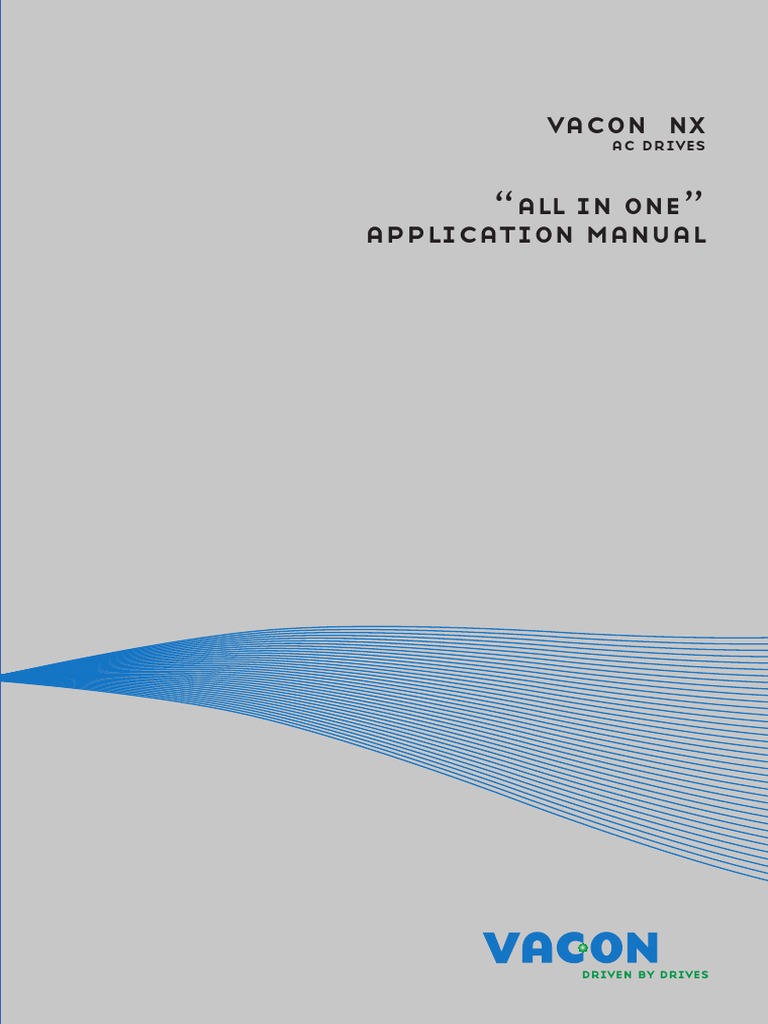Vacon NX All in One Application Manual DPD00903A E | PDF | Parameter (Computer Programming ...