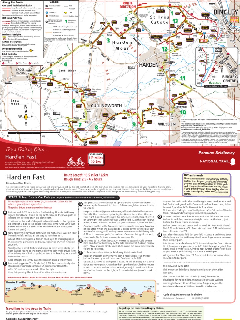 Bingley MTB Route8 | PDF | Hobbies | Transport Infrastructure