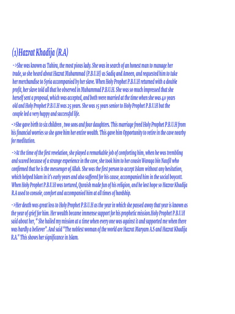 O Level Islamiat P1 Chapter 4 The First Islamic Community (Mother of ...