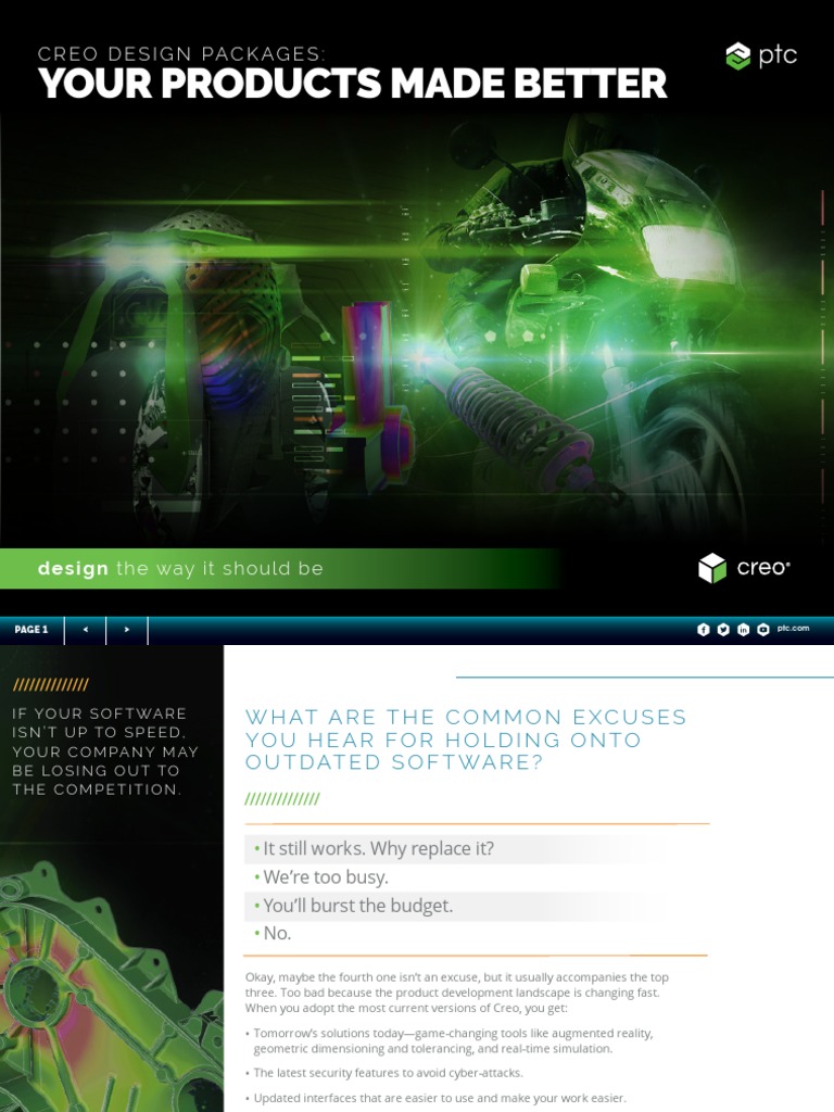 Your Products Made Better: Creo Design Packages | PDF | Computer Aided ...