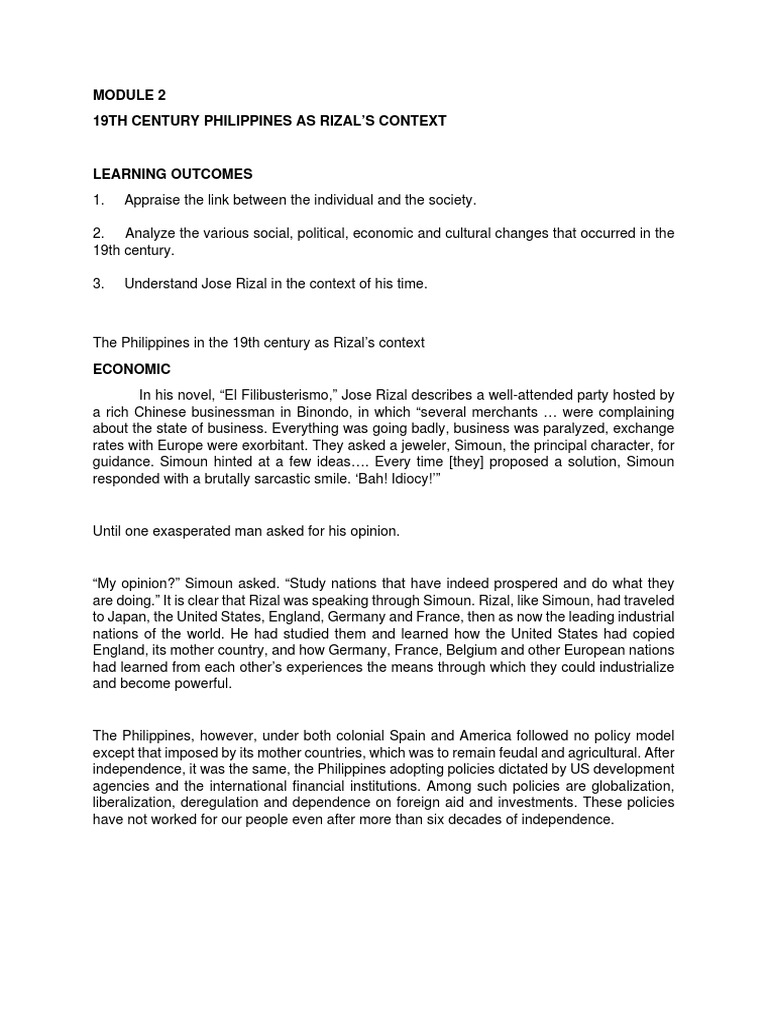 19Th Century Philippines As Rizal'S Context | PDF | Suez Canal | Suez ...