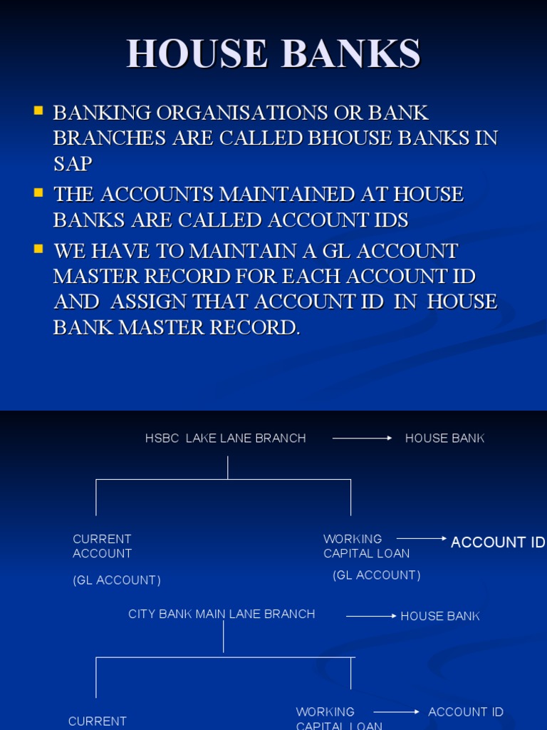 House Banks | PDF