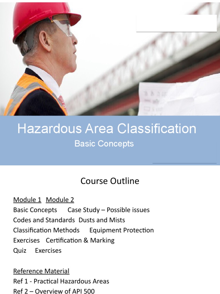 Hazardous Area Classification: Basic Concepts | PDF | Combustion | Chemical Engineering