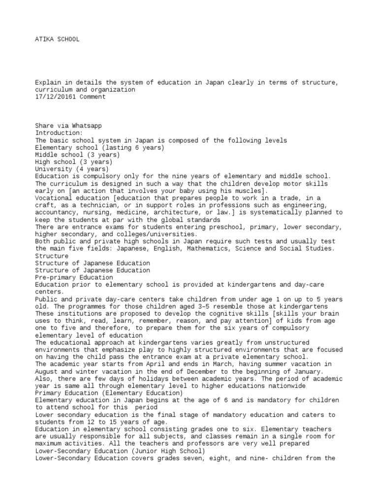 Atika School-Wps Office | PDF | Middle Schools | Schools