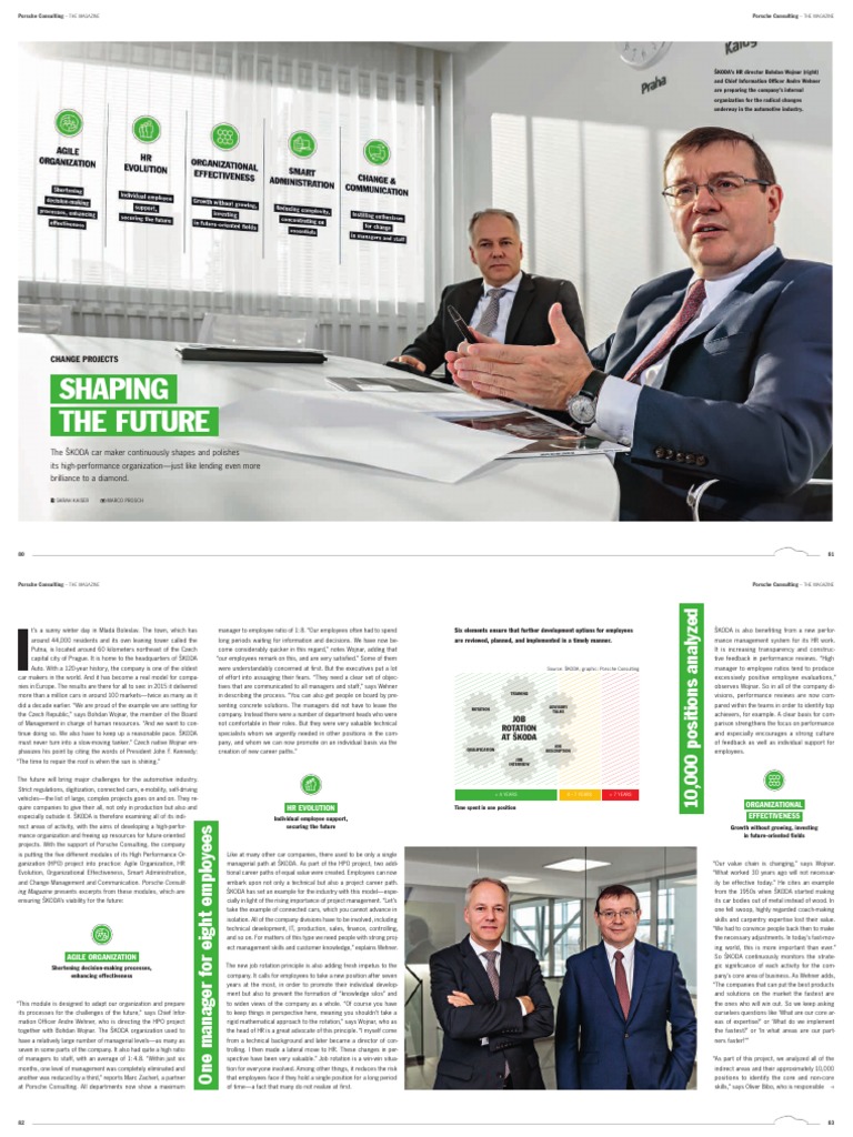 Shaping The Future: Change Projects | PDF | Motor Vehicle | Vehicles