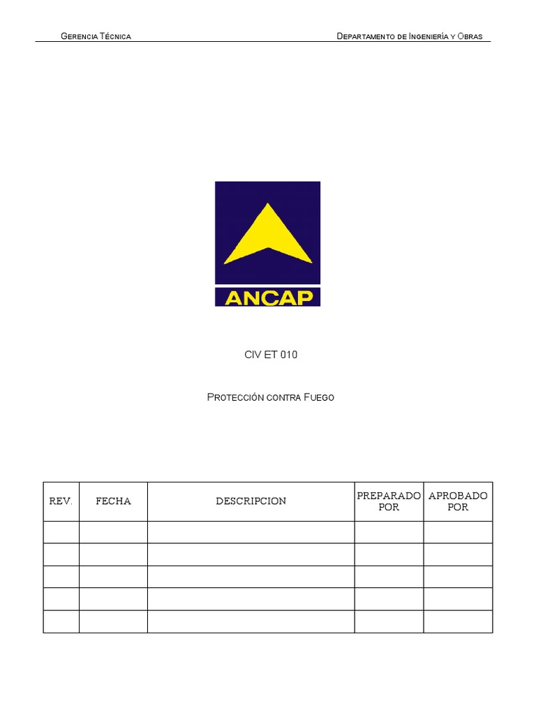 CIV-ET-010 Rev.1 | PDF | Cemento | Hormigón