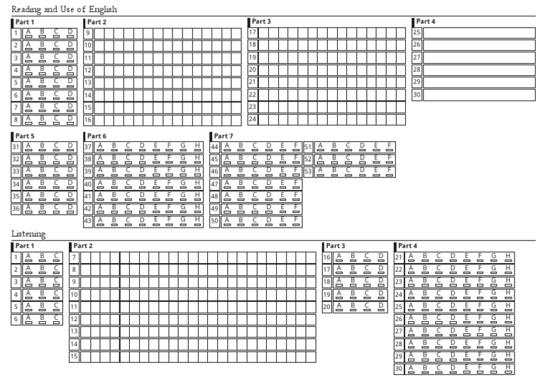 Cpe Answer Sheet | PDF