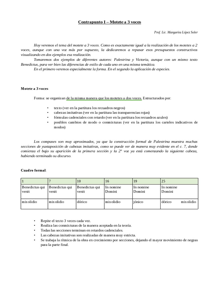 Análisis del Motete a 3 Voces | PDF | Acorde (Música) | Armonía