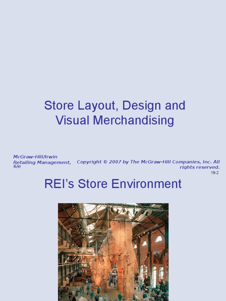 Store Layout, Design and Visual Merchandising: Mcgraw-Hill/Irwin ...