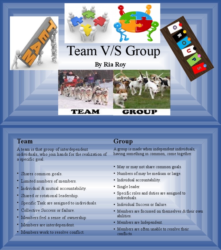 Team Vs Group | PDF