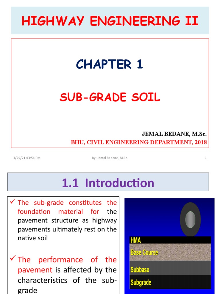 Highway Subgrade Soils | PDF | Road Surface | Civil Engineering