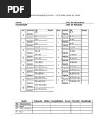 Token Test. Aplicação e Correção - Token Test | PDF | Cor