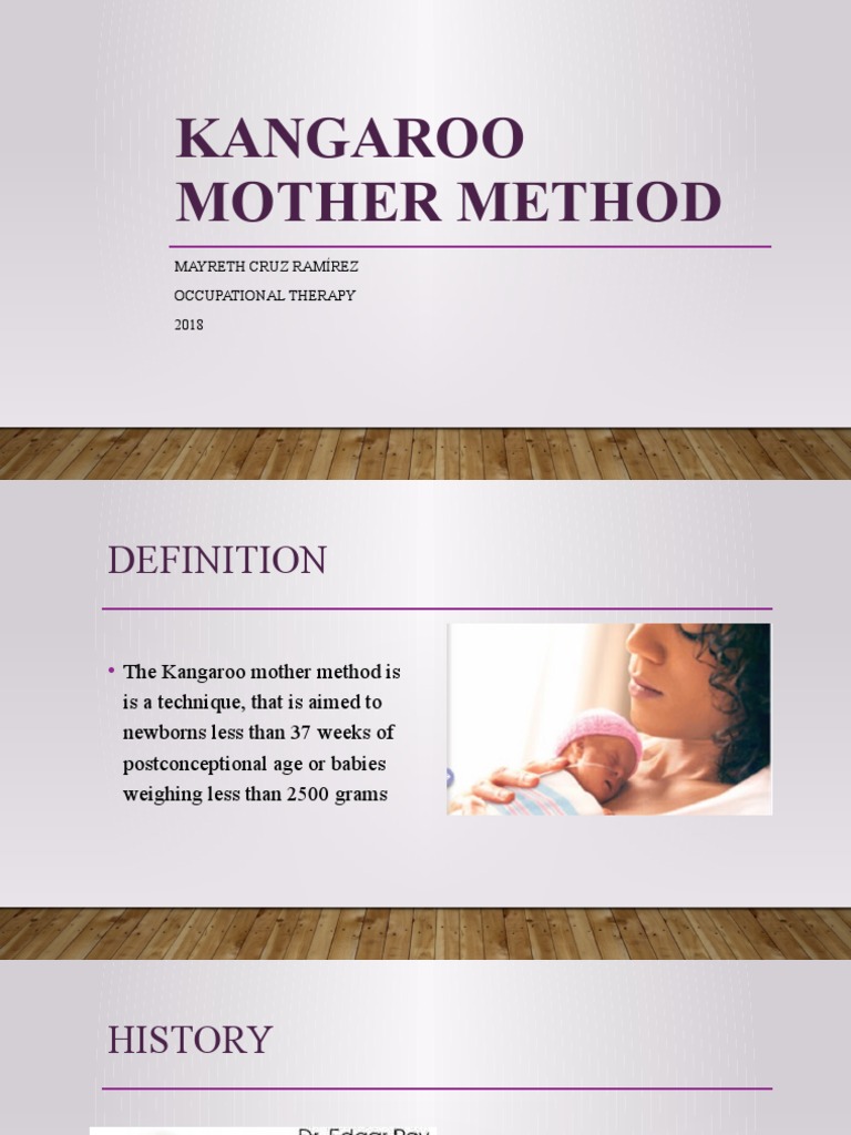 Kangaroo Mother Method: Mayreth Cruz Ramírez Occupational Therapy 2018 ...