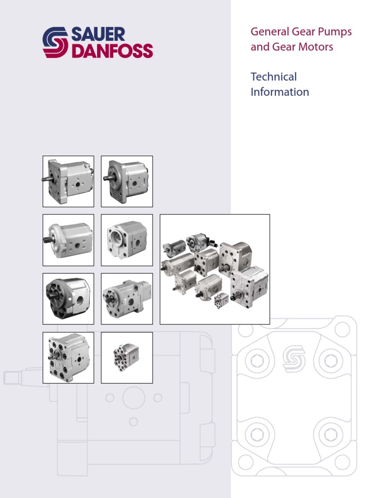Sauer Danfoss Pumps | PDF | Pump | Gear
