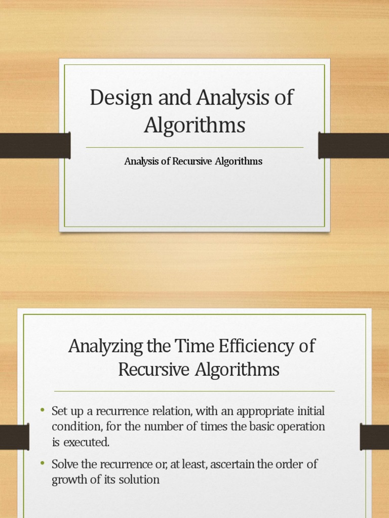 Design and Analysis of Algorithms | PDF | Algorithms | Theoretical ...