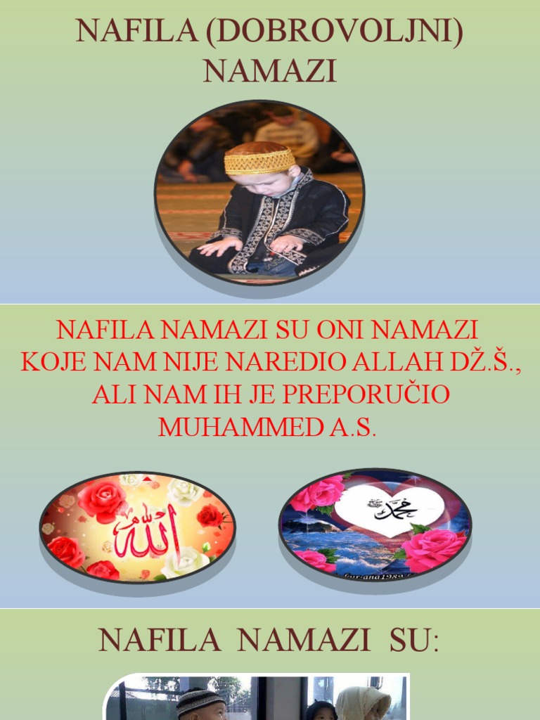 Nafila (Dobrovoljni) Namazi | PDF