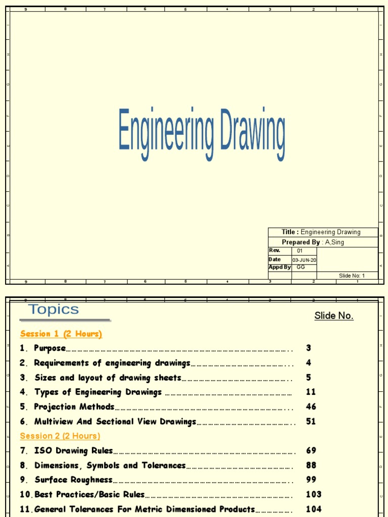 Engineering Drawing Guide | PDF | Computing