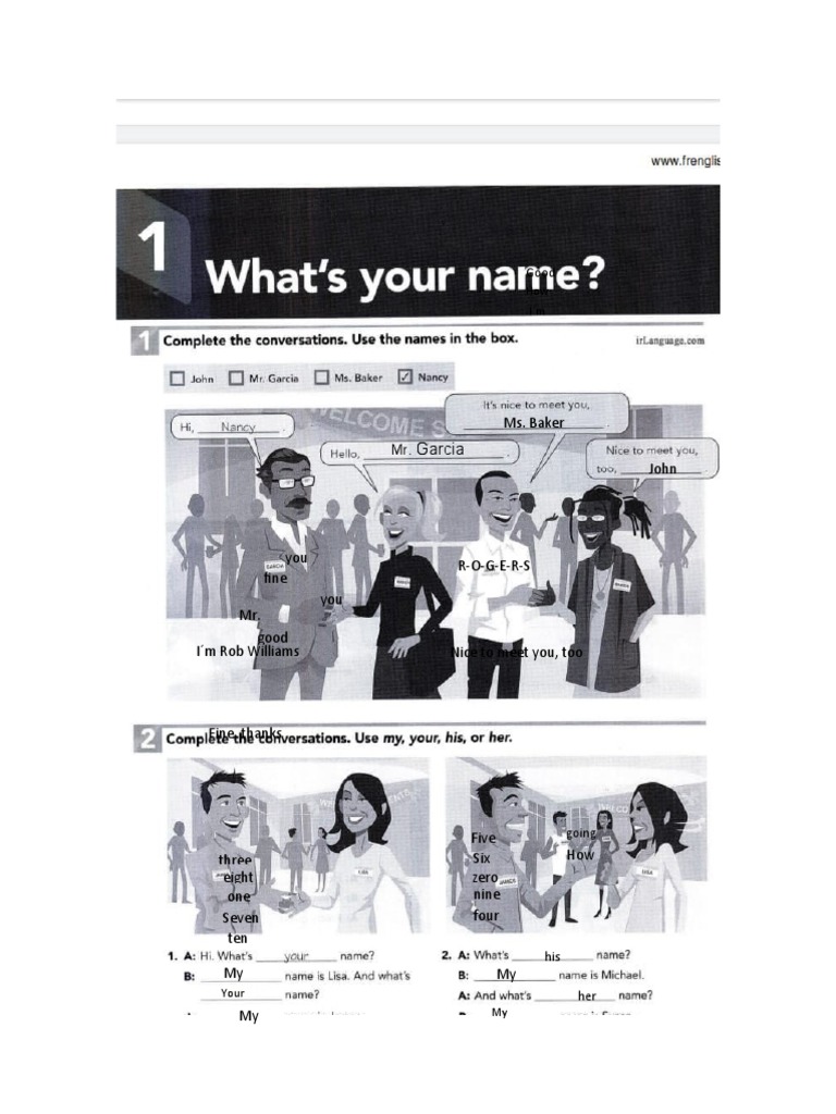 Workbook Unit 1 | PDF