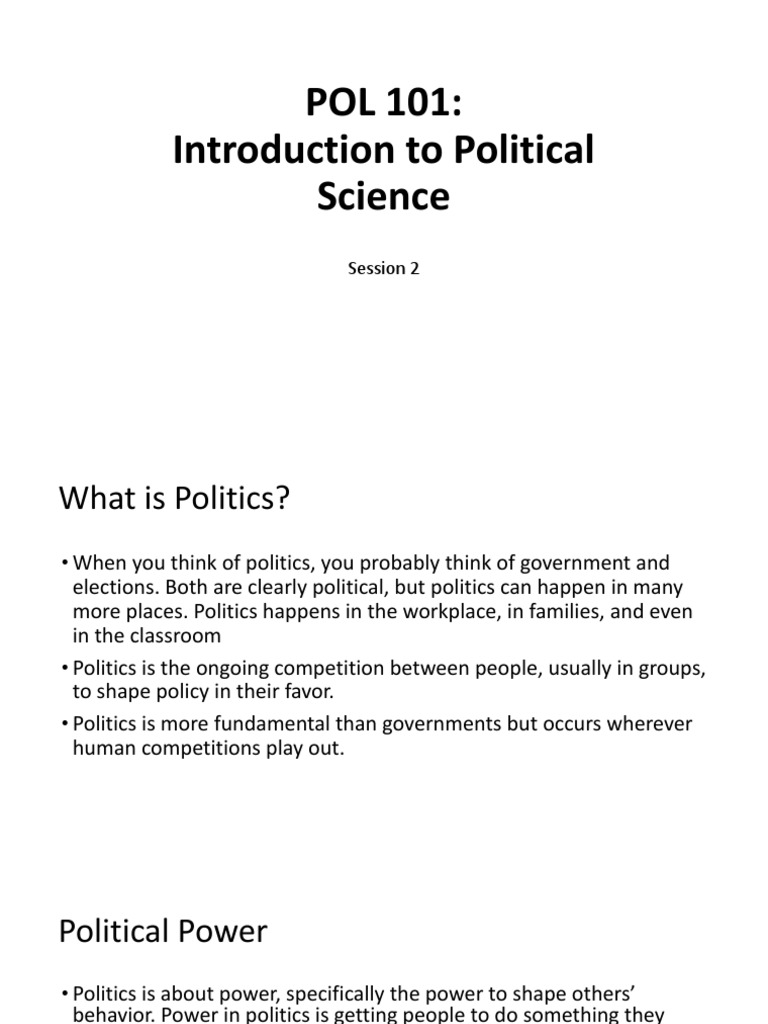 An Introduction to the Study of Politics: Exploring the Biological ...