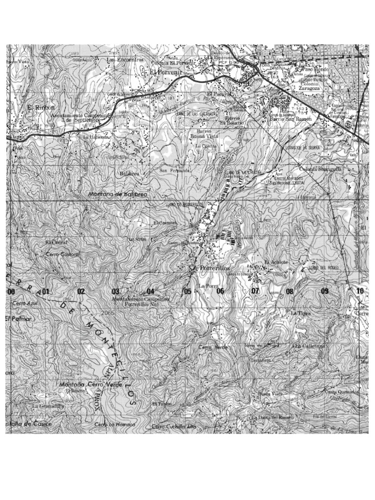 Hoja Cartografica Siguatepeque Sofia | PDF