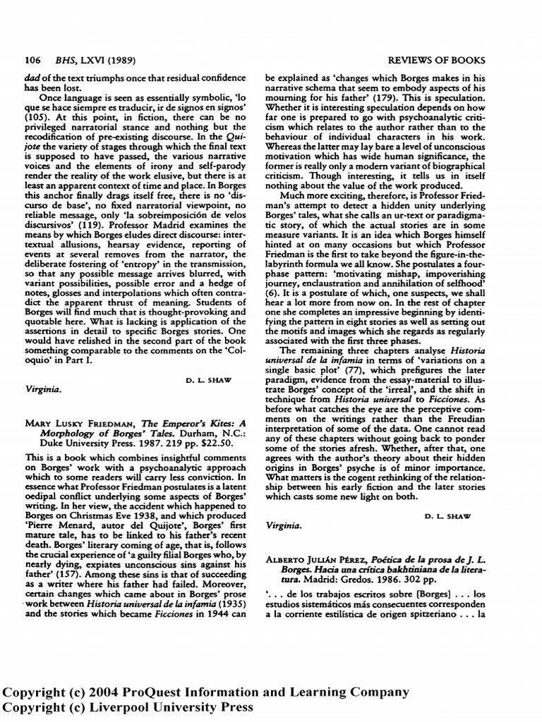 RESEÑA de SHAW de The Emperors Kite | PDF | Psychology