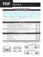UBER Inspection Form PDF | PDF