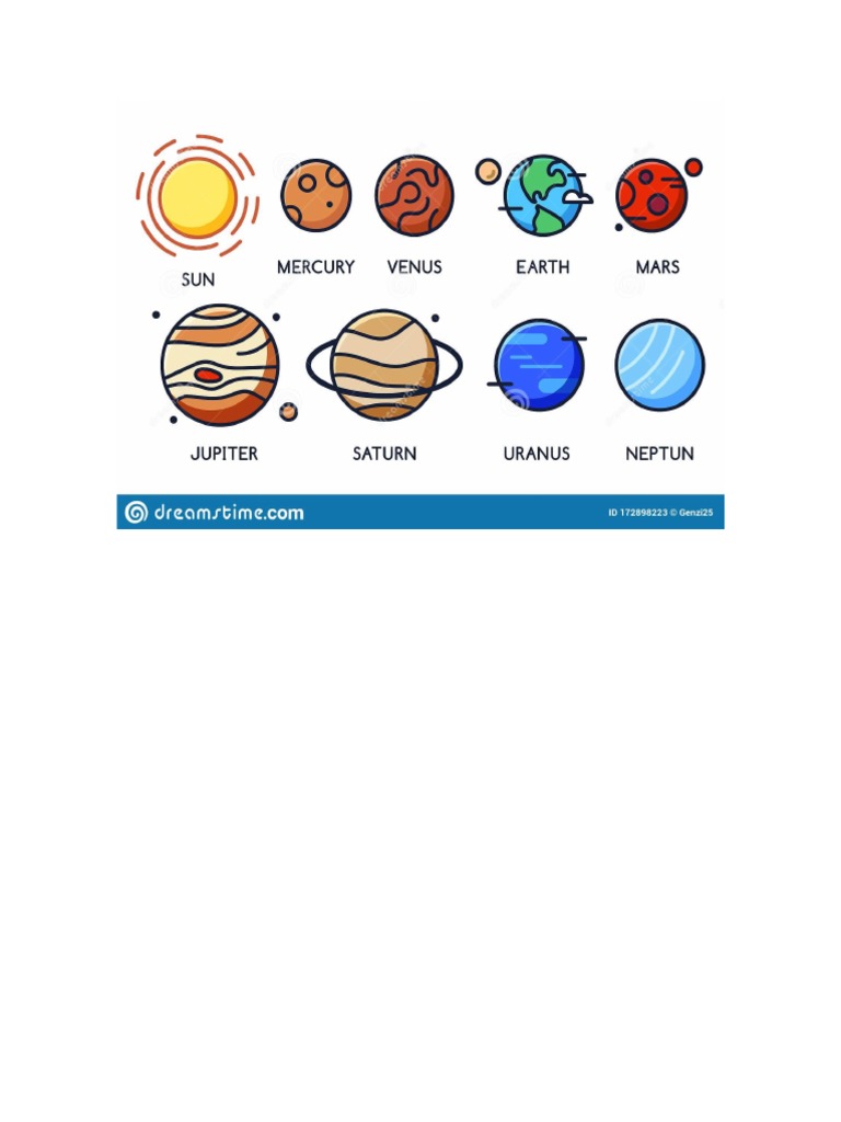 Sistema Solar En Ingles Pdf