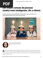 Teste de QI de Albert Einstein | PDF