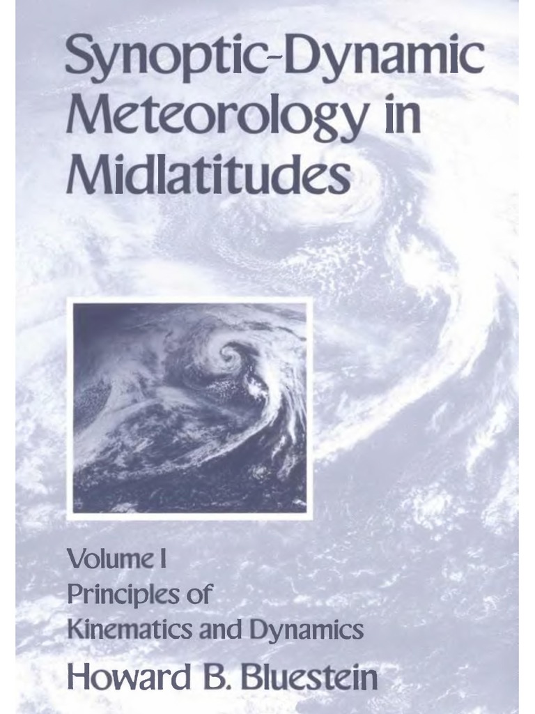 Bluestein Synoptic-Dynamic Meteorology v1 | PDF