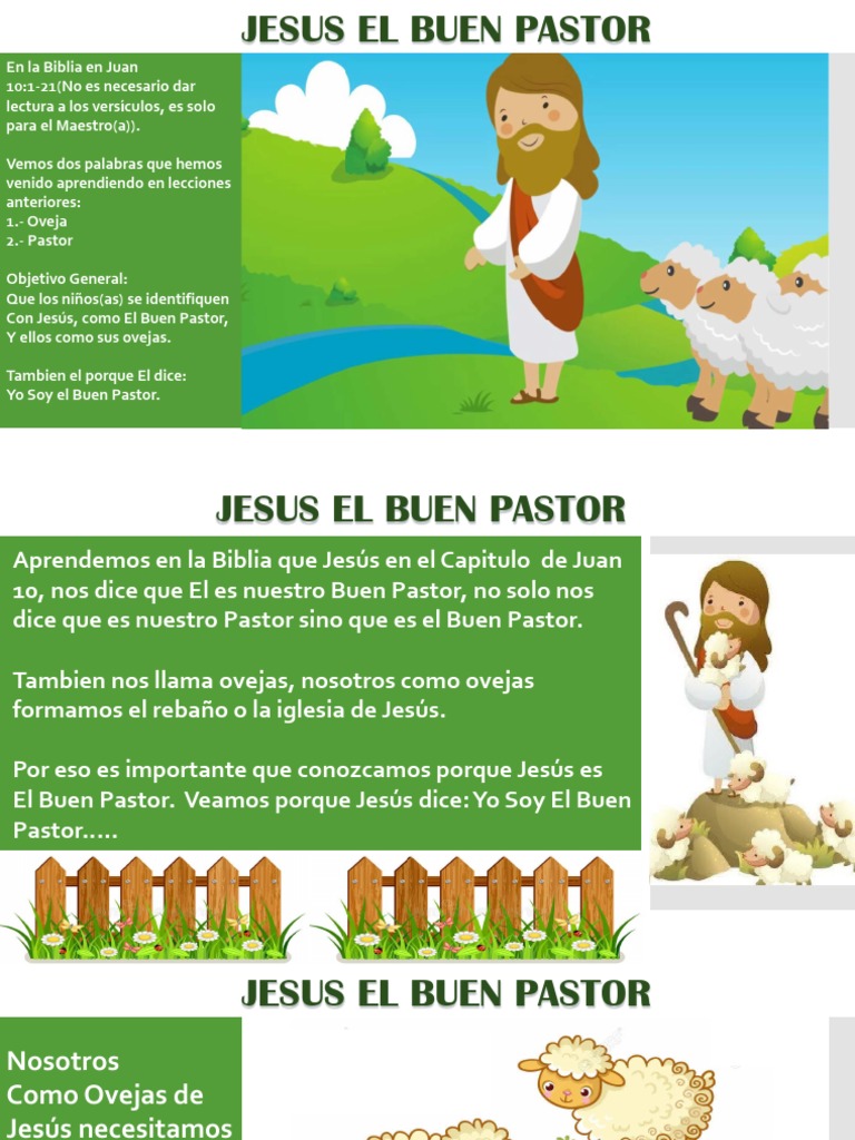 Jesus El Buen Pastor | PDF | Pecado | Jesús