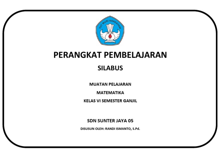 Cover Silabus PLBJ Semester 1 | PDF