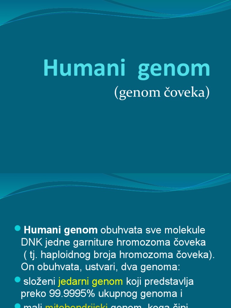 Humani Genom | PDF