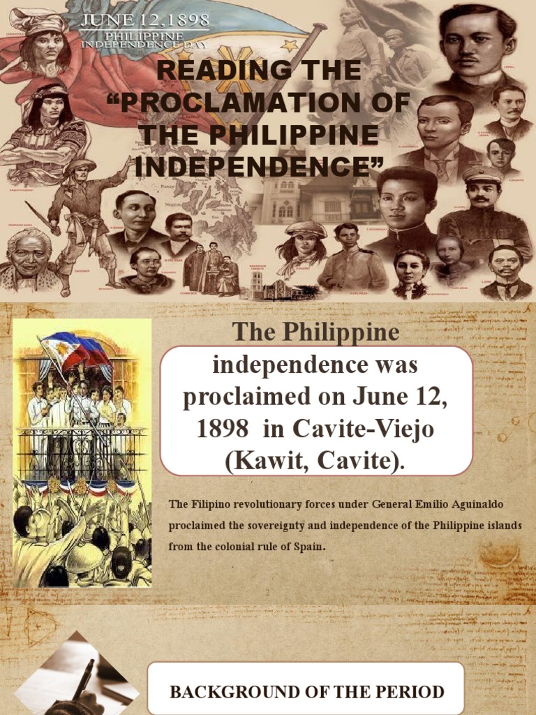 Reading the Philippine Independence Proclamation | PDF | Philippines ...