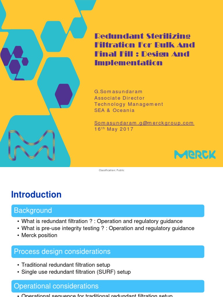 5.redundant Sterilizing Filtration - MR - Som | PDF | Filtration ...