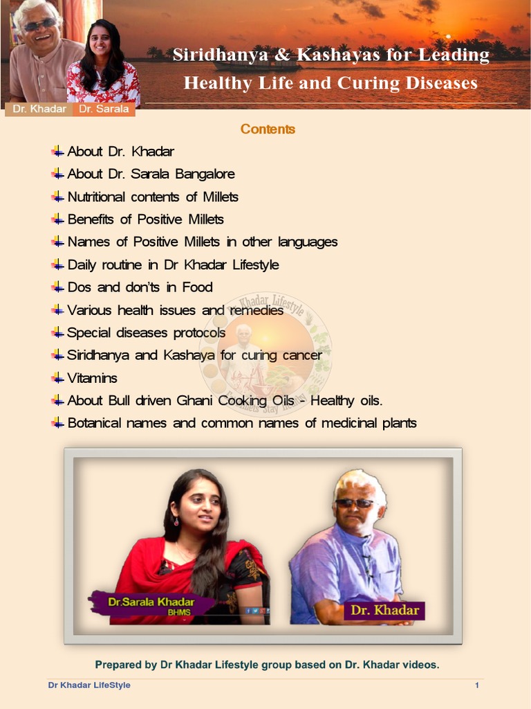 Protocols Book English Dr Khadar Lifestyle Oct2020 Pdf Dietary
