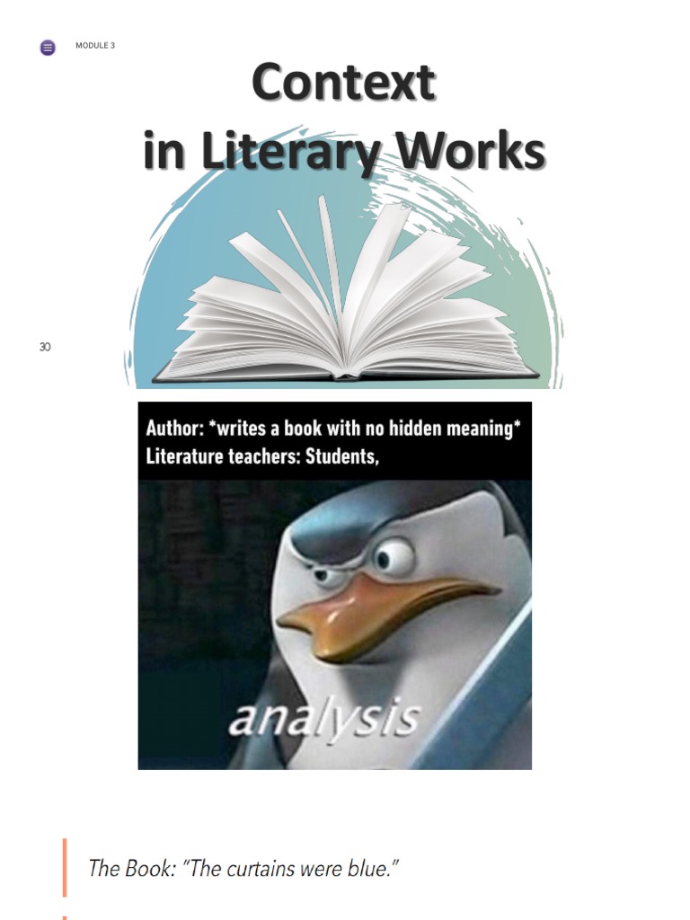 Contextualizing Literature: An Analysis of the Social, Cultural ...