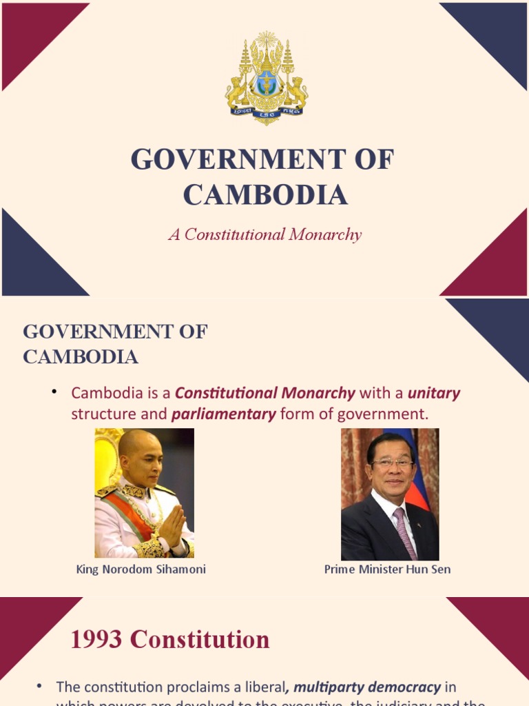 Cambodia's Government Structure Overview | PDF | Separation Of Powers ...