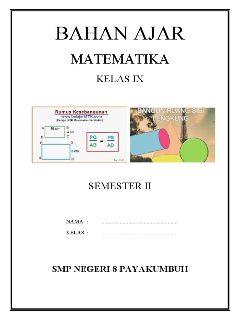 Cover Bahan Ajar | PDF
